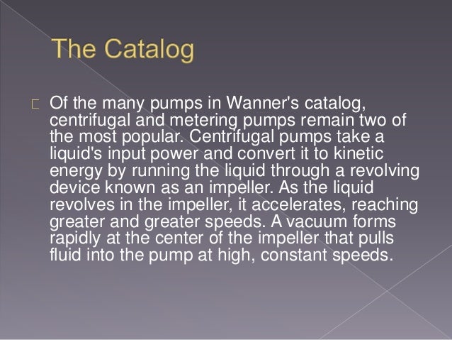 Wanner Engineering Offers Centrifugal and Metering Pumps