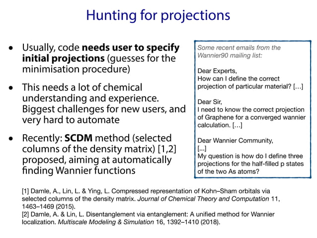 Wannier tutorial | PDF | Chemistry | Science
