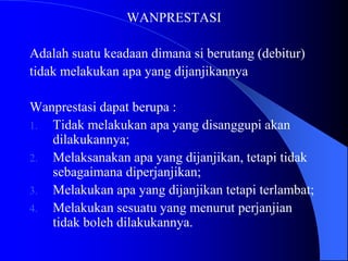 WANPRESTASI.ppt