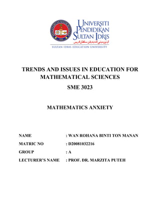 Wan rohana binti ton manan | PDF