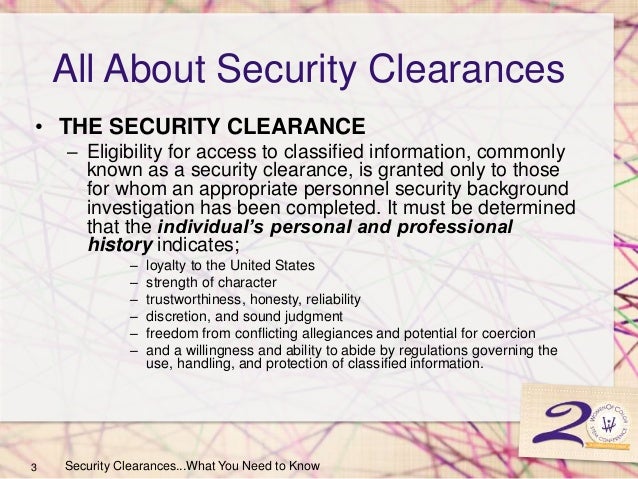 Want a Security Clearance? This is what you need to know