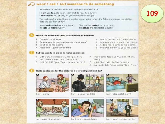 Want ask tell | PPTX