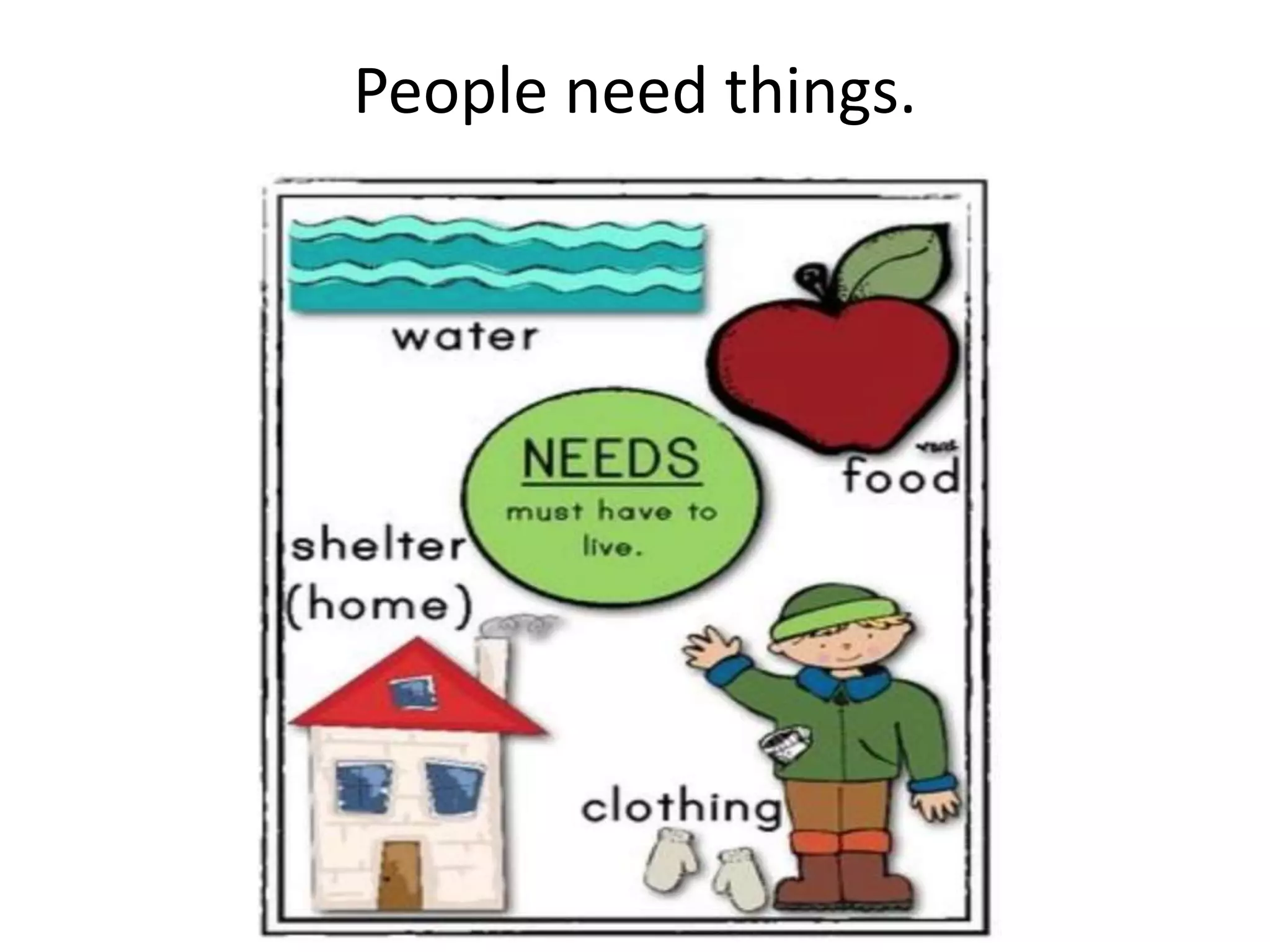 Wants and needs | PPTX