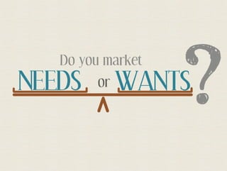 Wants vs needs | PPT