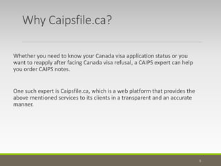 Want to know canada visa application status | PPT