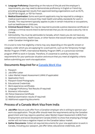 Want to work in Canada Learn about Canada Work Visa | PDF