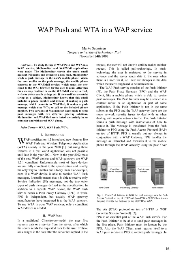 Wap | PDF | Email | Internet