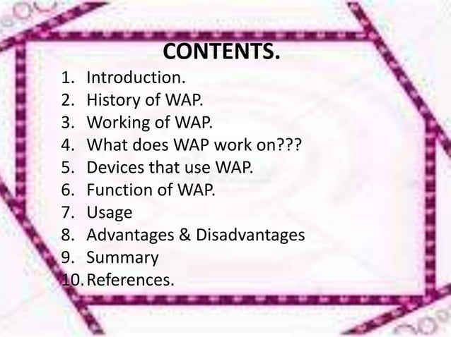 Wap | PPT