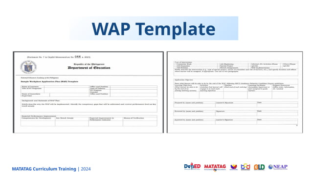 WAP-MATATAG.pptx WAP MATATAG TEMPLATE Train | PPTX | Education