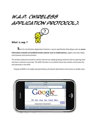 Wap | PDF
