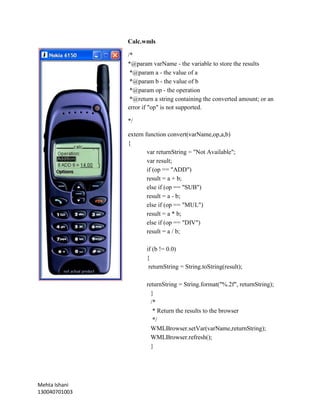 Wap architecture and wml script | PDF