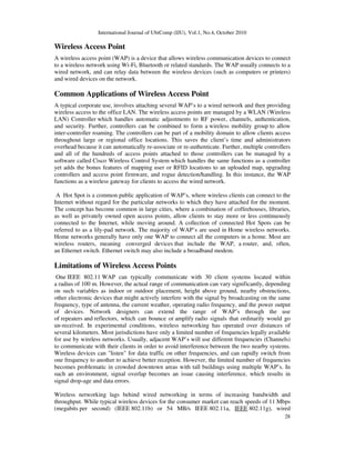 Wap based seamless roaming in urban environment with wise handoff ...