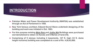 Wapda house | PPTX