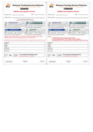 Wapda hp form | PDF
