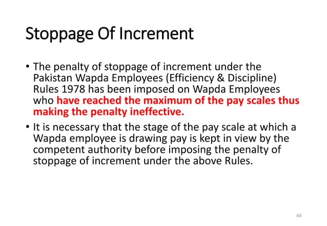Wapda Rules Summarized | PPTX