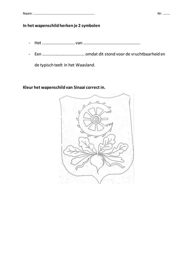 Wapenschild van Sinaai | PDF