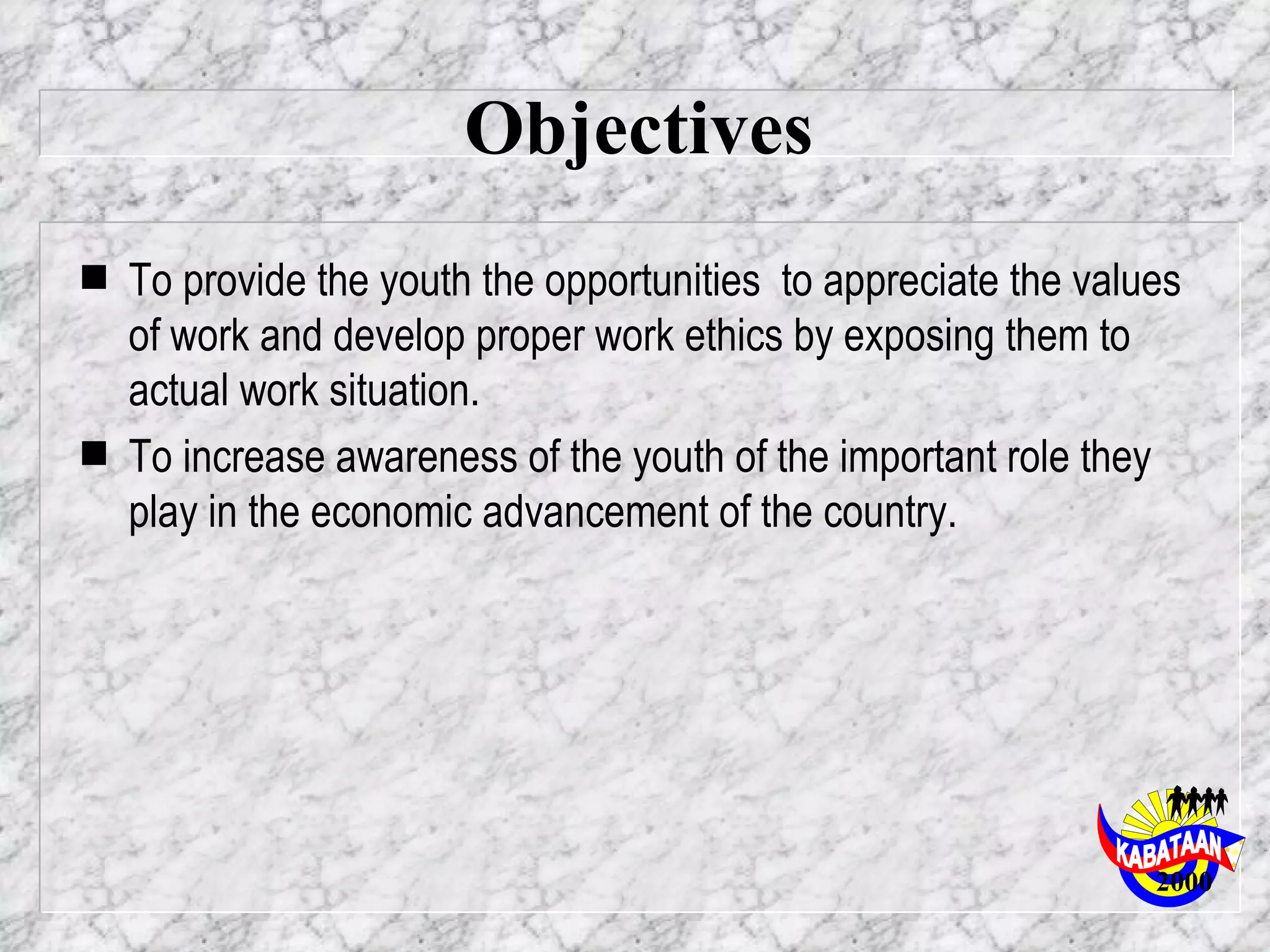 DOLE Work Appreciation Program | PPT