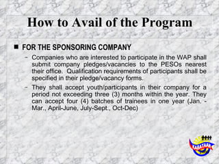 DOLE Work Appreciation Program | PPT