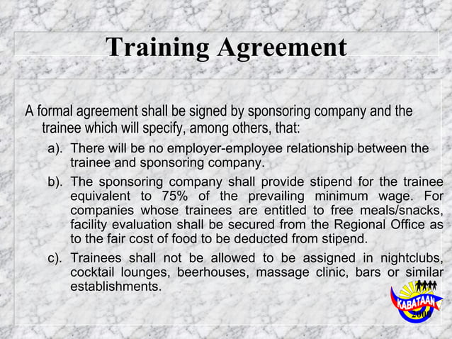 DOLE Work Appreciation Program | PPT