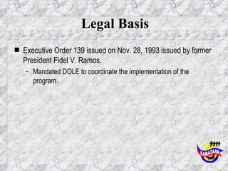 DOLE Work Appreciation Program | PPT