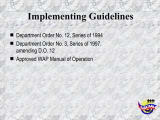 DOLE Work Appreciation Program | PPT