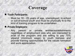 DOLE Work Appreciation Program | PPT