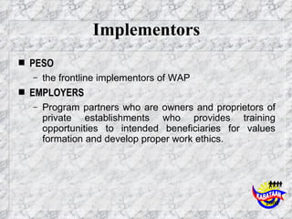 DOLE Work Appreciation Program | PPT