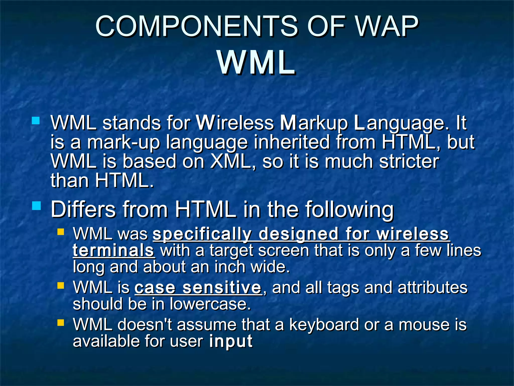 WAP Technology | PPT