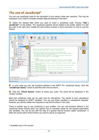 Load Testing with WAPT: Quick Start Guide | PDF