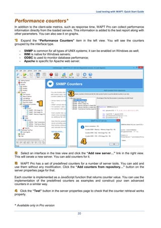 Load Testing with WAPT: Quick Start Guide | PDF