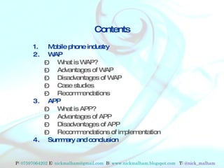 Wap Vs App | PPT