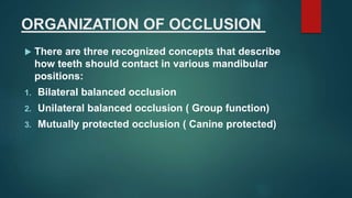 Dentistry pptx on topic of normal occlusion | PPT