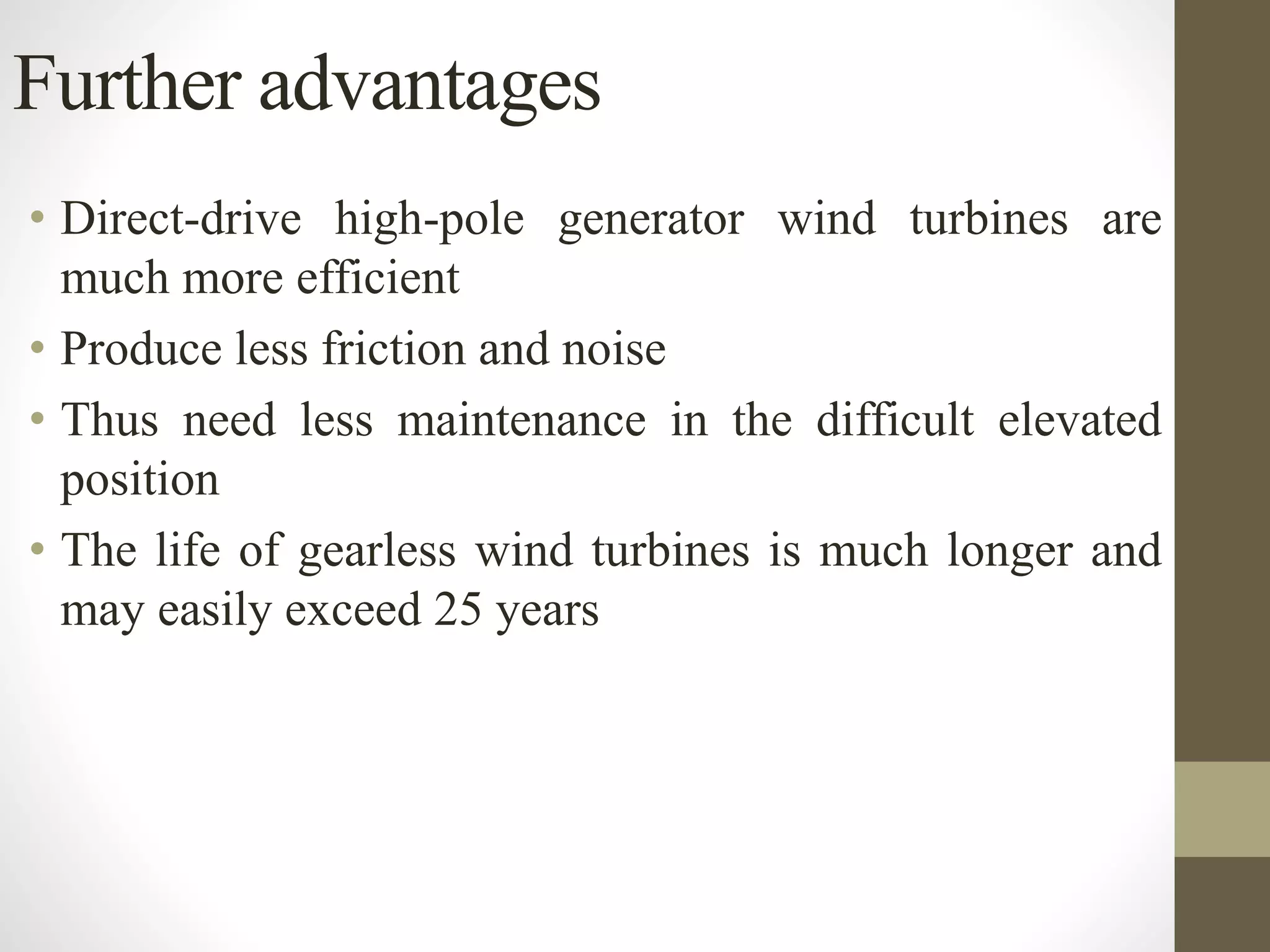 Direct drive vs Geared technology of HAWT | PPTX
