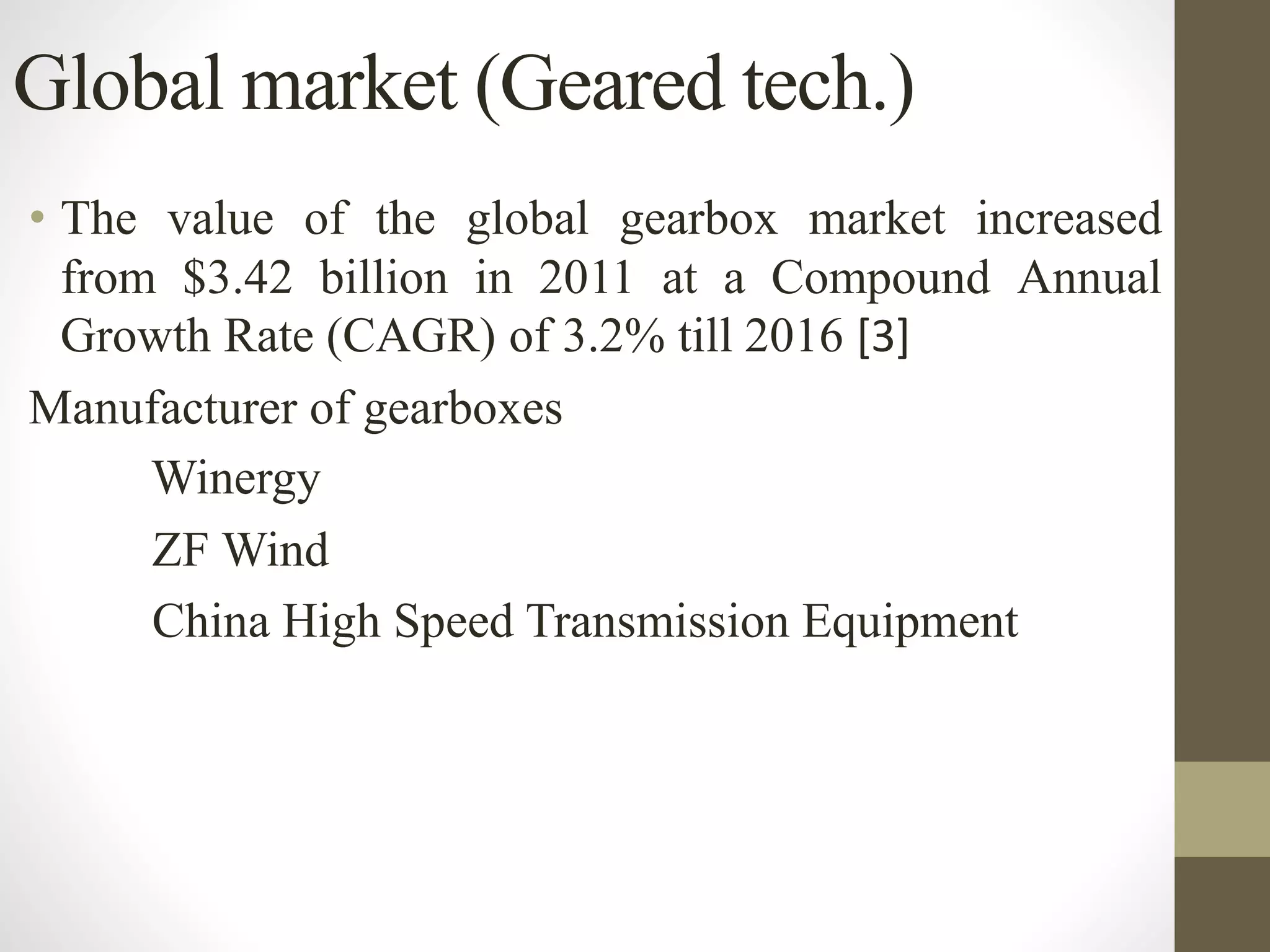 Direct drive vs Geared technology of HAWT | PPTX