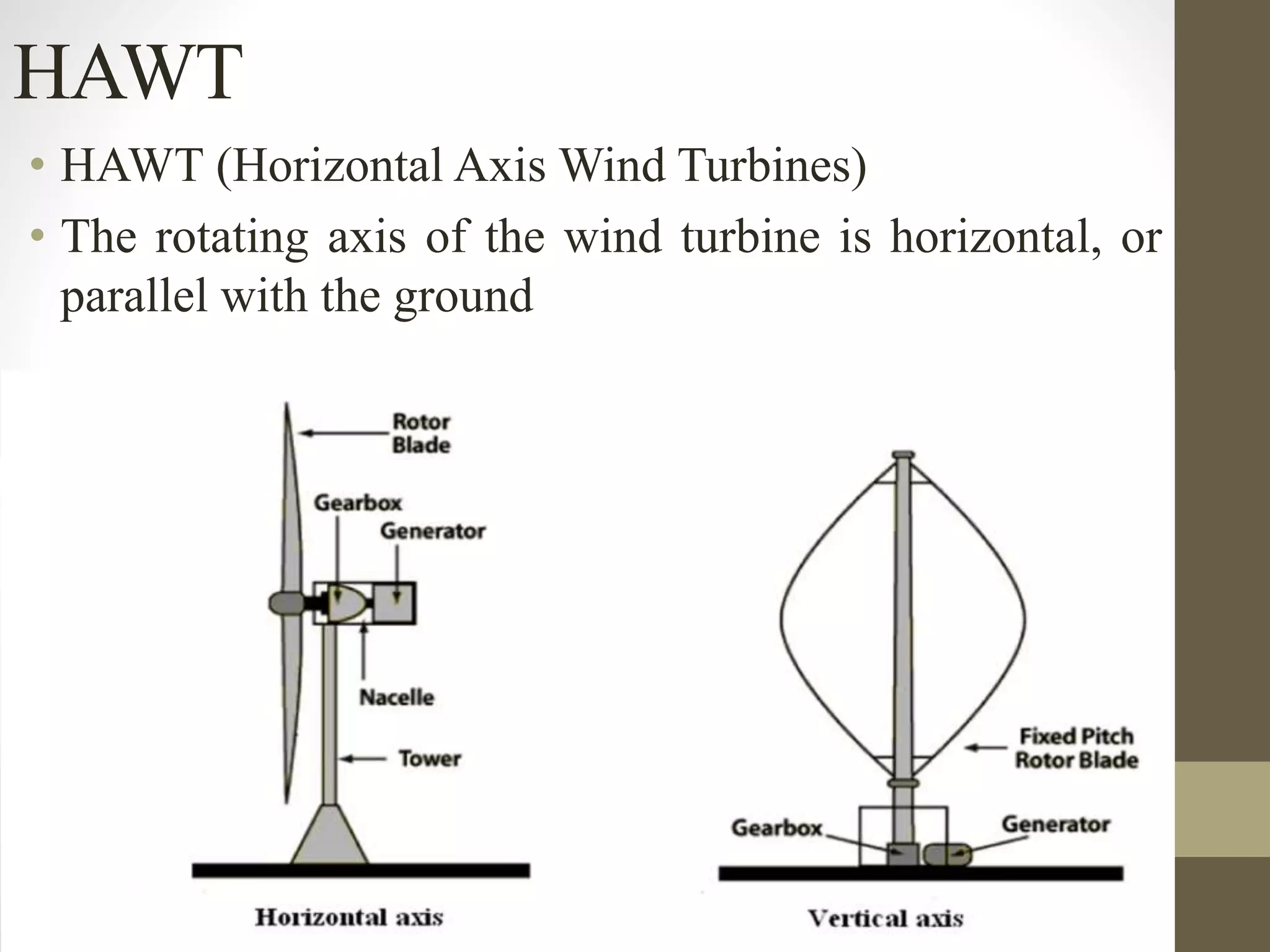 Direct drive vs Geared technology of HAWT | PPTX
