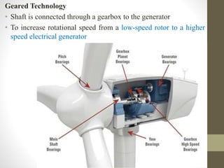 Direct drive vs Geared technology of HAWT | PPTX
