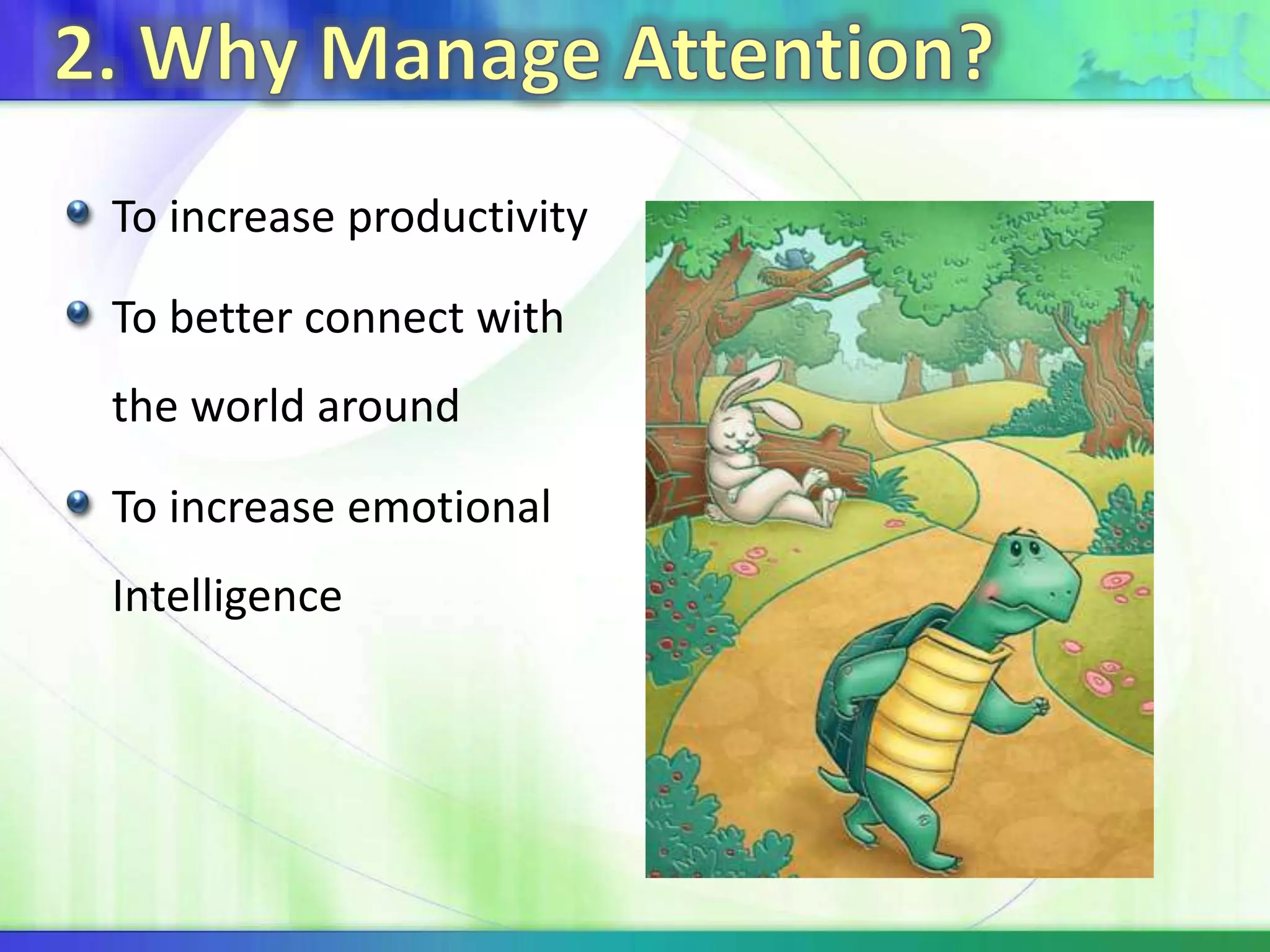 Need for Attention Management Strategy | PPTX