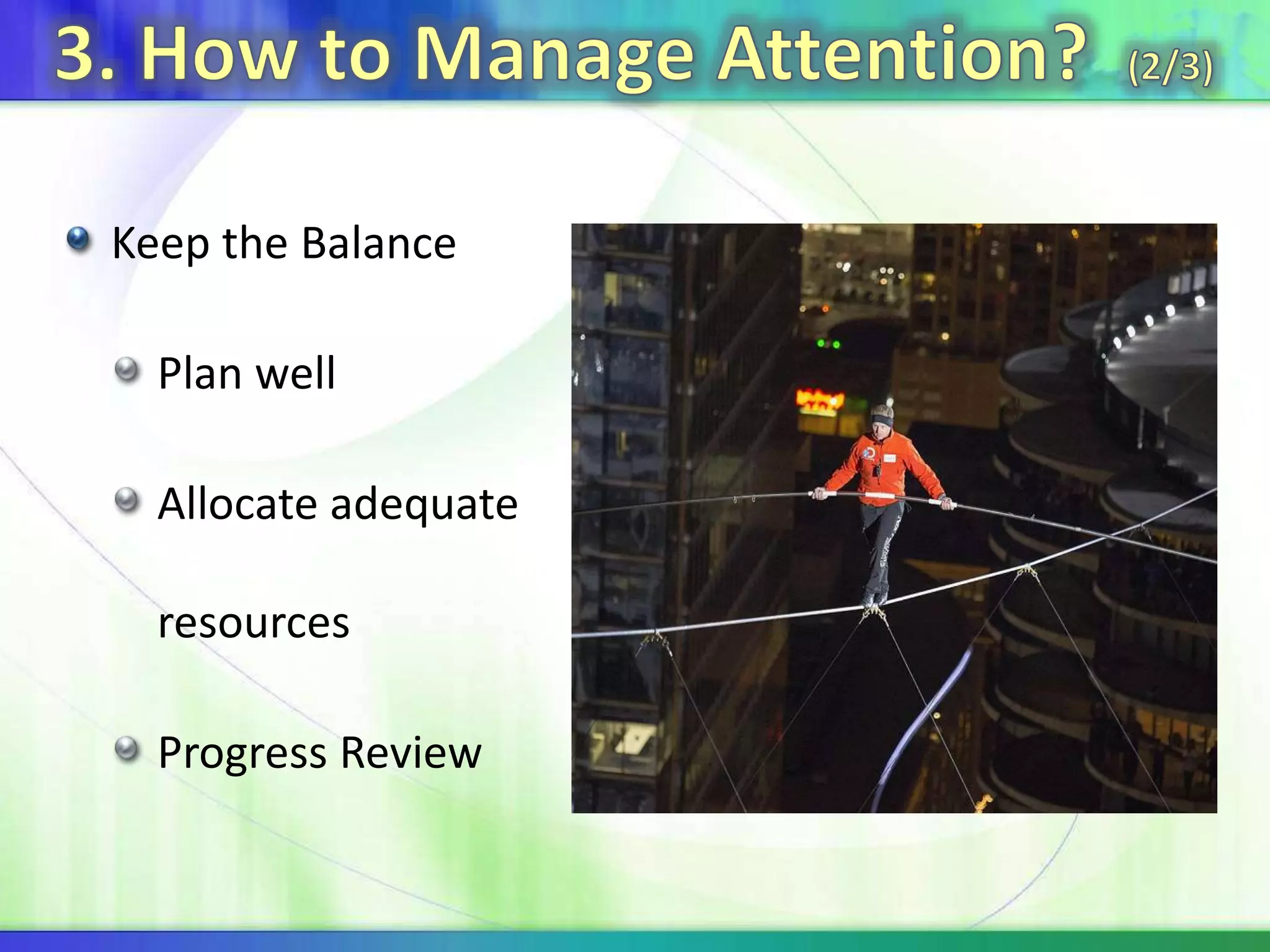 Need for Attention Management Strategy | PPTX
