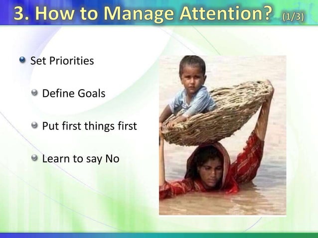 Need for Attention Management Strategy | PPTX