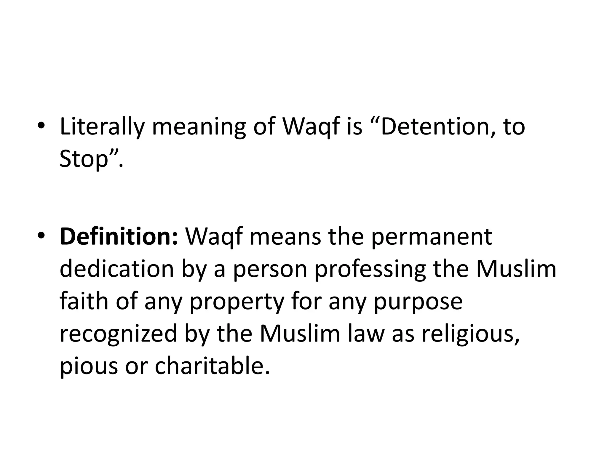 Waqf | PPTX