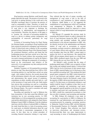 Waqf accounting | PDF