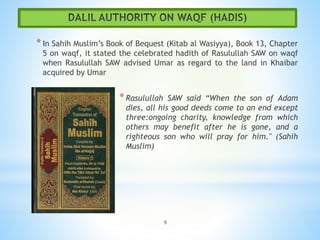Waqf and authority | PPTX