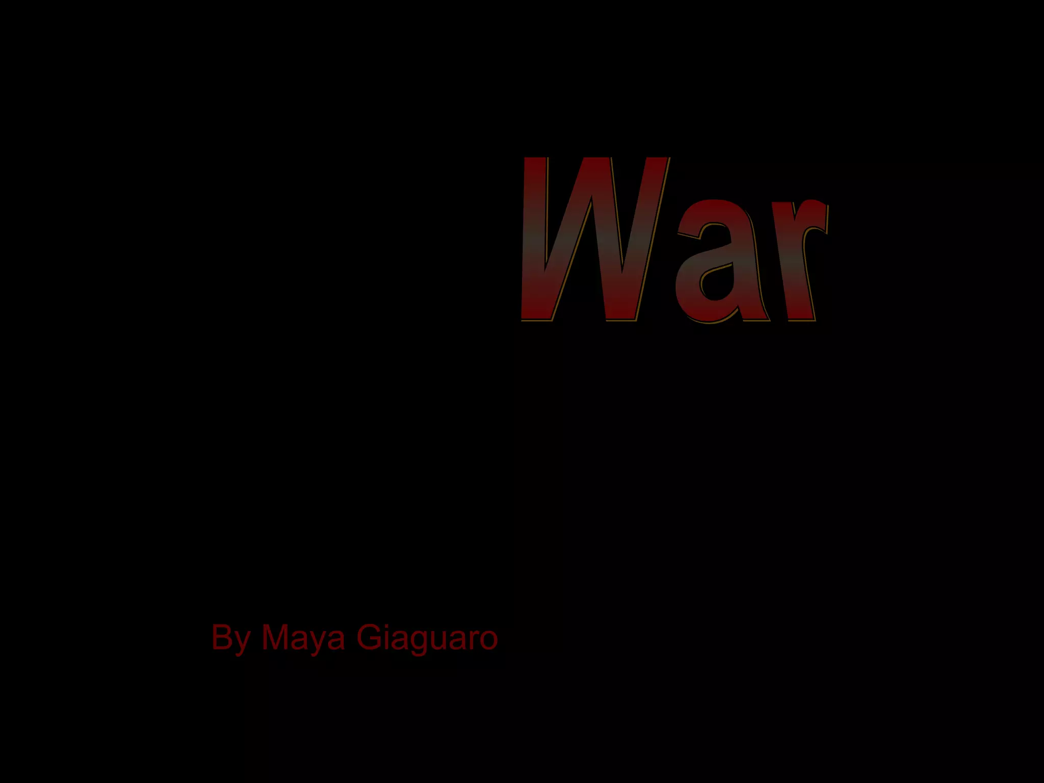 War | PPT