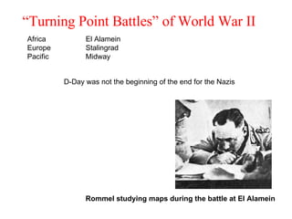 War For Europe And North Africa | PPT