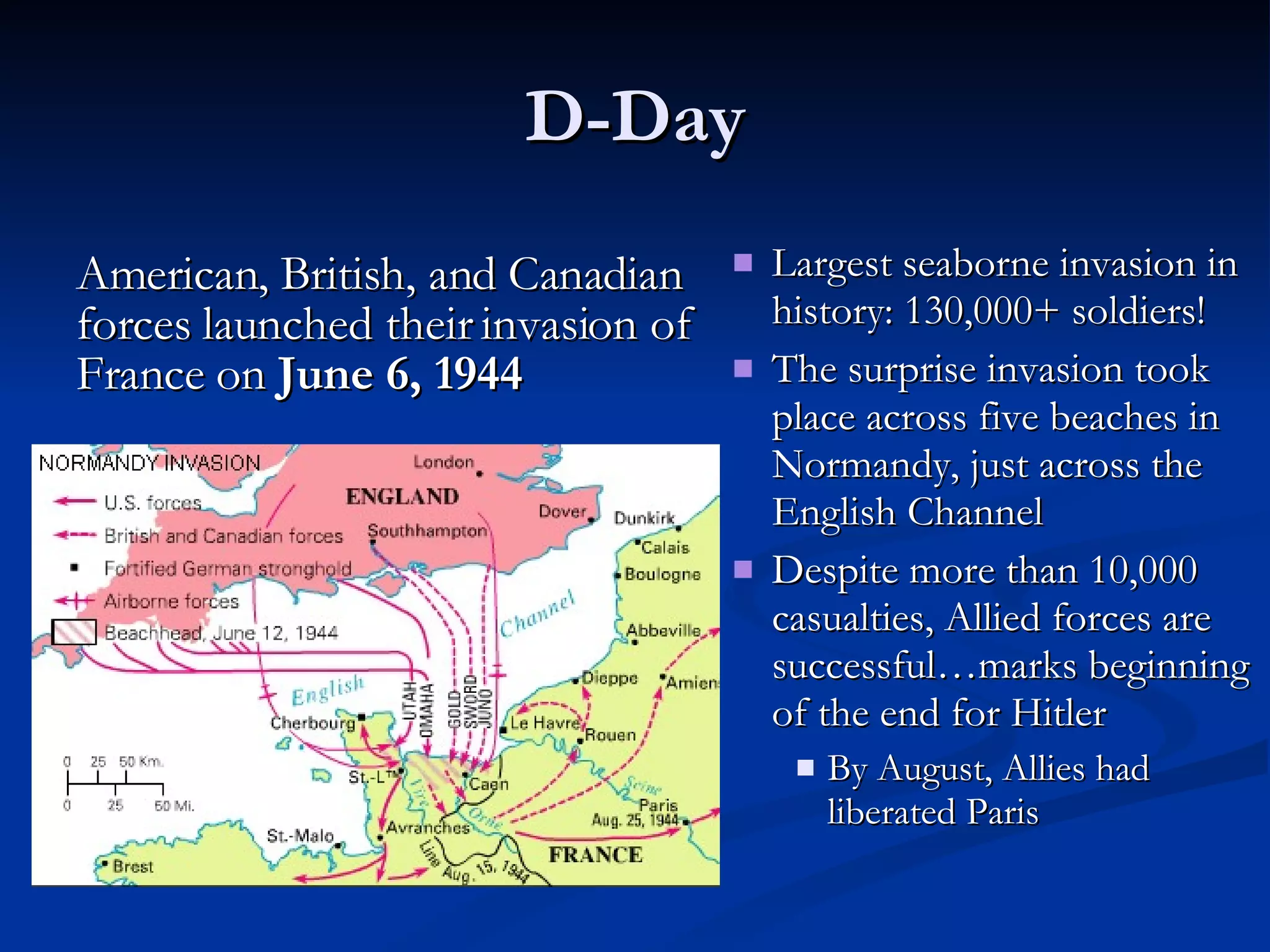 War In Africa And Europe | PPT