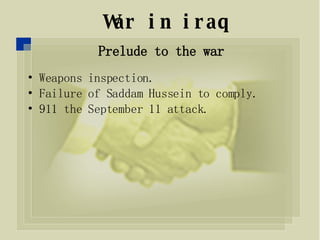 War In Iraq | PPT