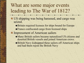 War Of 1812 | PPT
