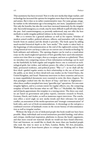 War 2.0 Irregular Warfare in the Information Age (Praeger Security ...