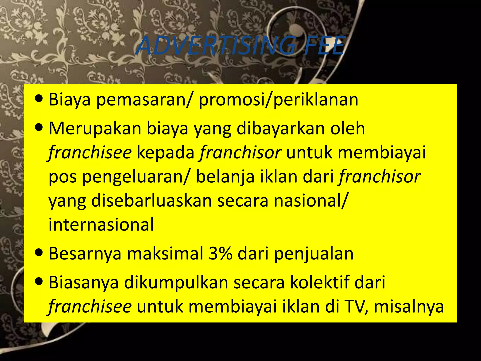 Waralaba (FRANCHISE) | PPTX