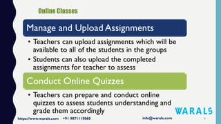 Warals Learning Management System | PPT